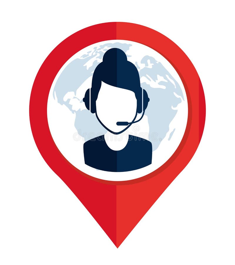 Call Center and Technical Support Stock Vector - Illustration of ...