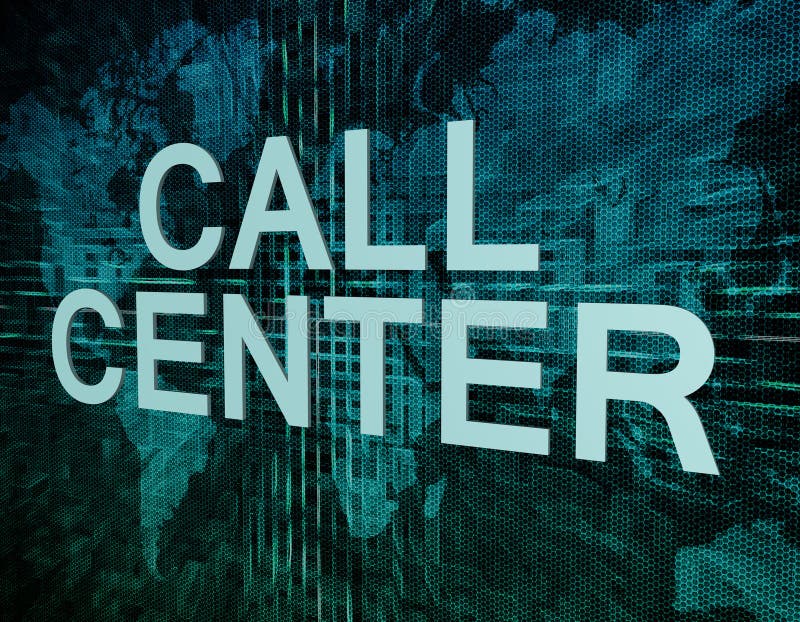 Call Center stock illustration. Illustration of assistant - 44238296