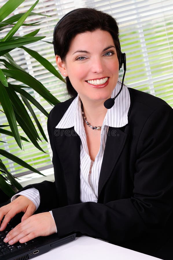 Call Center Woman stock photo. Image of call, businesswoman - 5421798