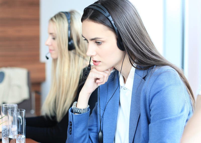Call center worker stock photo. Image of help, person - 73622894