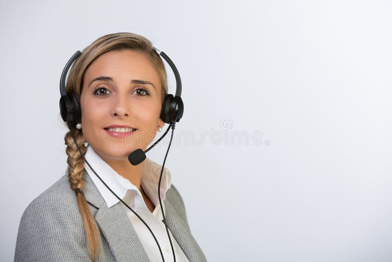 Call center stock image. Image of answering, adult, pretty - 68346787