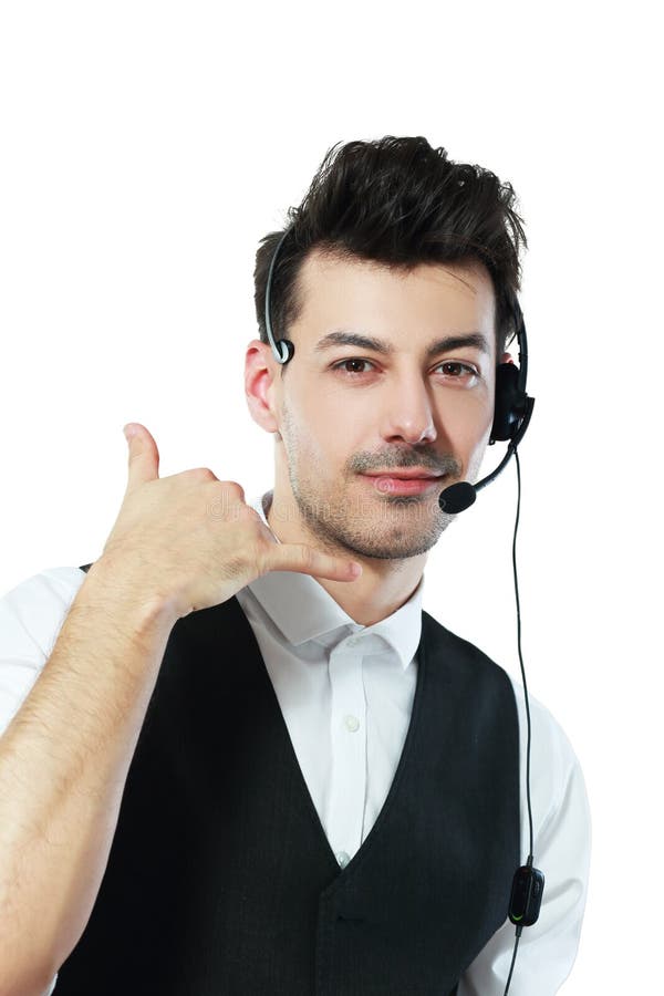 Call centre agent stock image. Image of desk, headset - 68479423