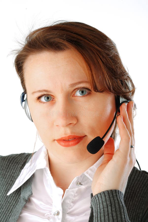 Call Center Operator stock photo. Image of hotline, fresh - 11550694