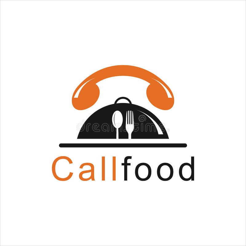 Call, Food, Order Line Icon. Outline Vector Stock Vector - Illustration ...