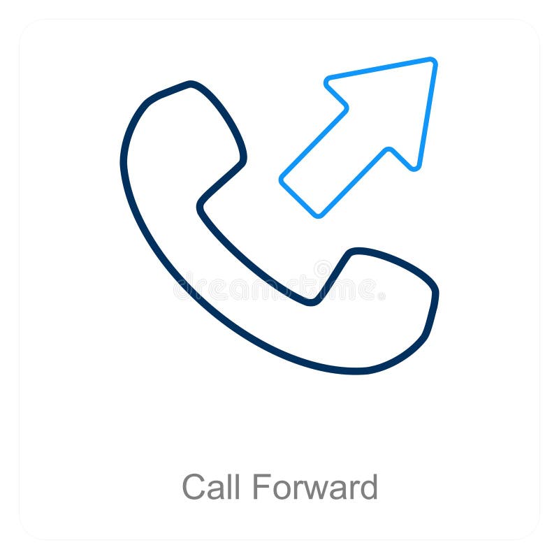 Call Forward stock vector. Illustration of telephone - 341677590