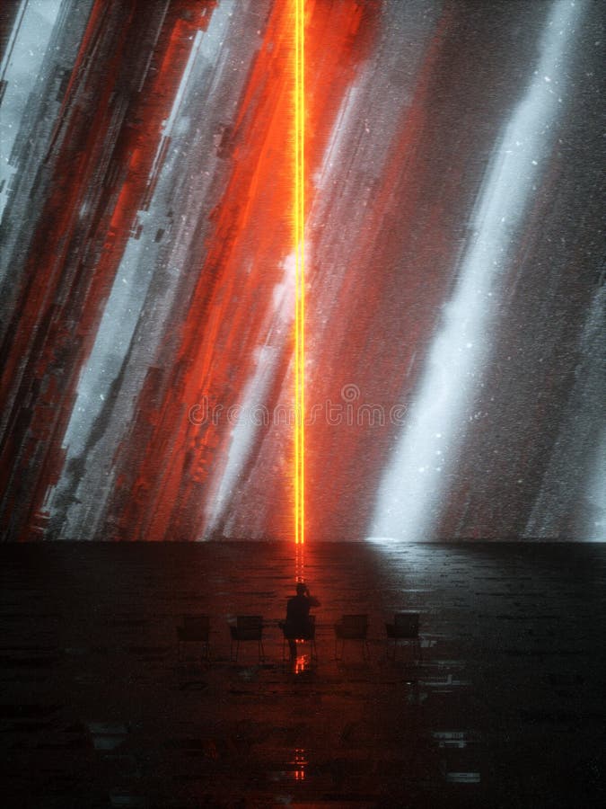 Hell Call Center. Satan with Headset Stock Vector - Illustration of ...