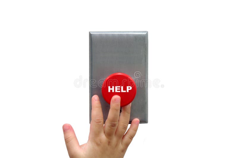 Call for help button stock image. Image of lifeline, requesting - 617635