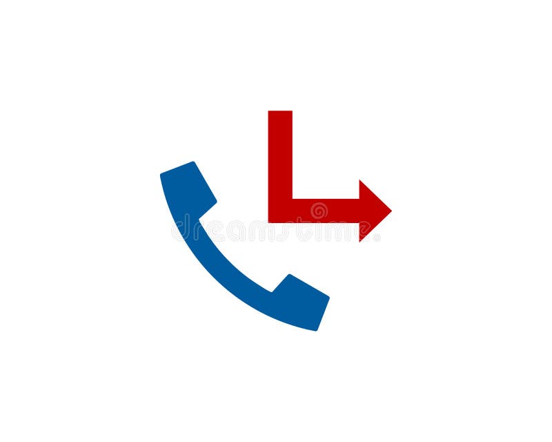 Call Icon Logo Design Element Stock Vector - Illustration of ...