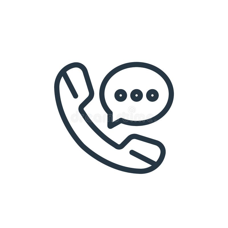 Call Out Icon Vector from Business and Office Concept. Thin Line ...