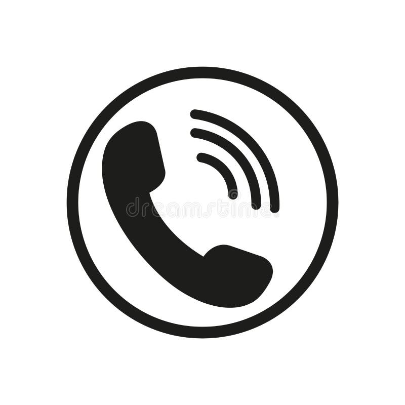 Flat Round Phone Icon Stock Illustrations – 13,436 Flat Round Phone ...