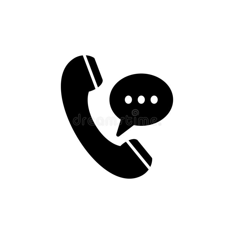 Call Icon . Phone Icon Vector Stock Vector - Illustration of sign ...