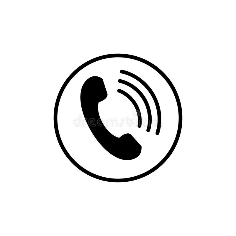 Call Icon . Phone Icon Vector Stock Vector - Illustration of connect ...