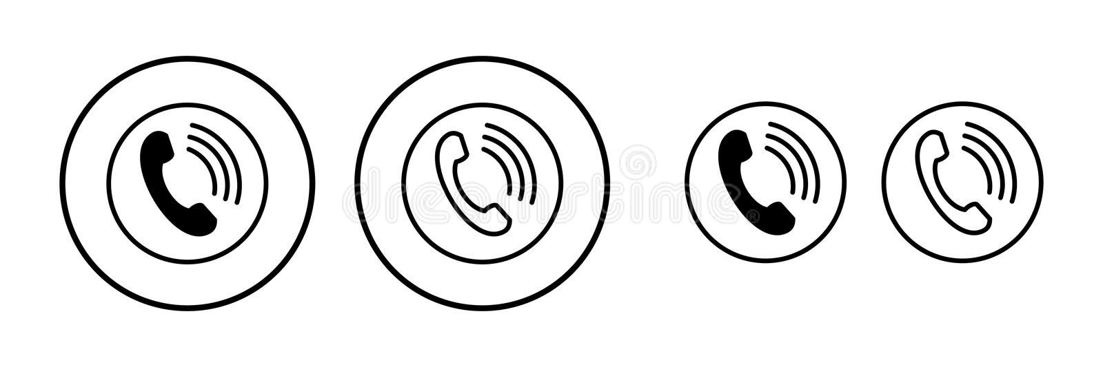 Call Icon . Telephone Icon Vector. Phone Icon Vector. Contact Us Stock ...