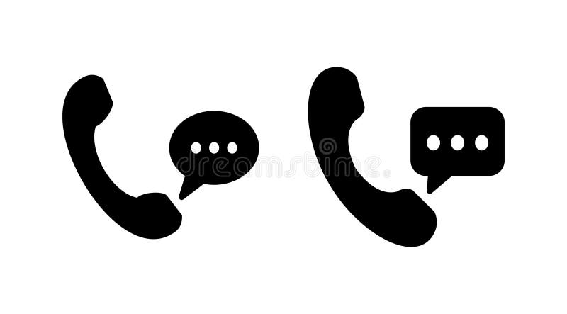 Call Icon . Phone Icon Vector Stock Vector - Illustration of technology ...