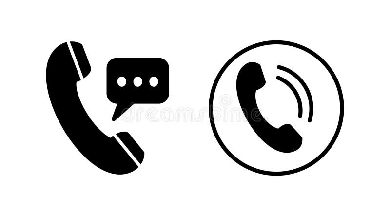 Call Icon . Phone Icon Vector Stock Illustration - Illustration of ...
