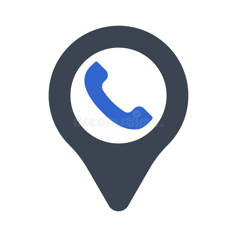 Call location icon stock vector. Illustration of call - 201138199