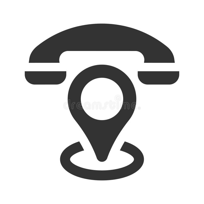 Call location icon stock vector. Illustration of help - 268270178