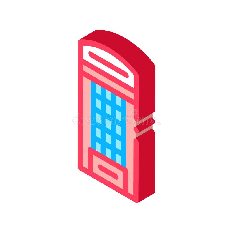 Call Machine Isometric Icon Vector Illustration Stock Vector ...