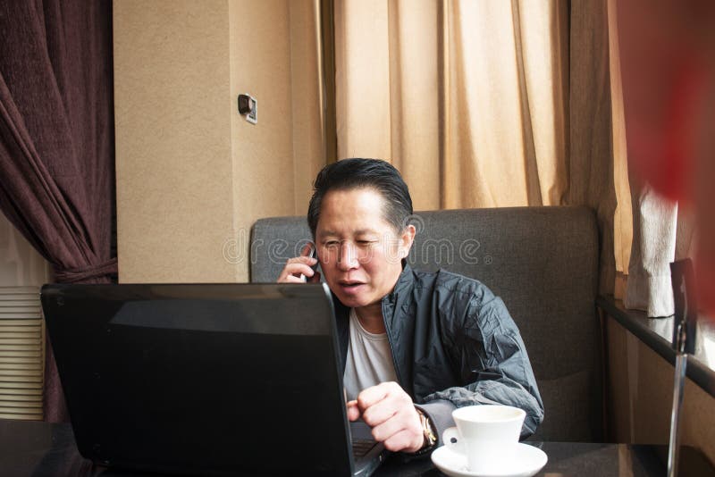 Call man stock photo. Image of cell, office, outside - 39325644