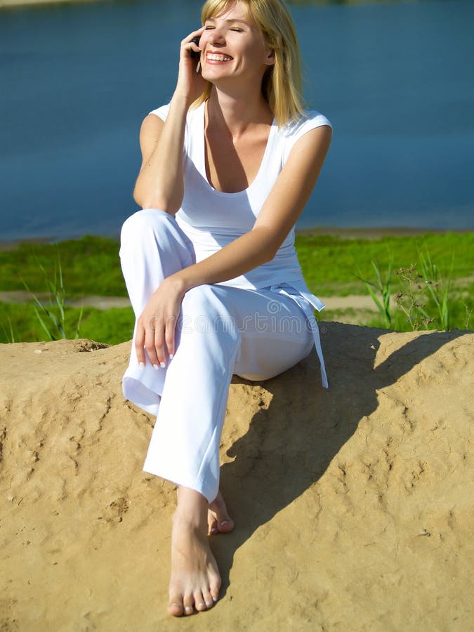 Call me stock image. Image of female, pretty, hand, casual - 11689877