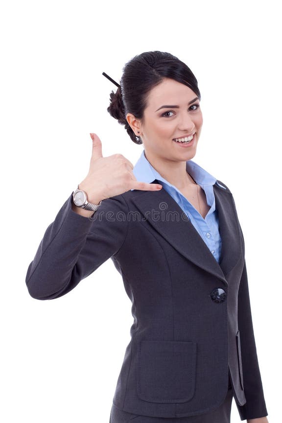 Call me! stock image. Image of communicate, person, model - 19078037