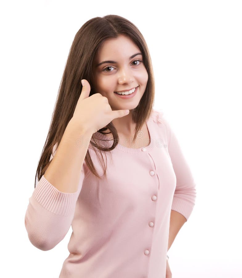 Call me... stock photo. Image of friendly, white, culture - 27669836
