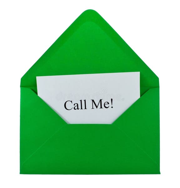 Call me card stock image. Image of handwritten, banner - 18926323