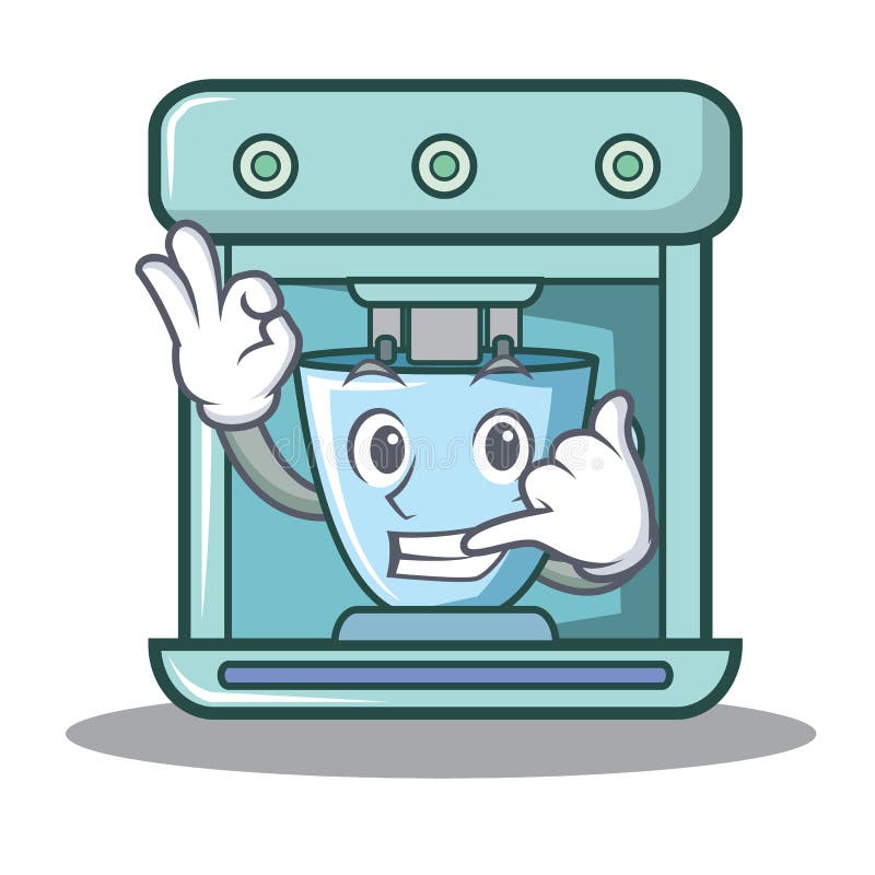 Happy Coffee Maker Cartoon Stock Illustrations – 446 Happy Coffee Maker ...