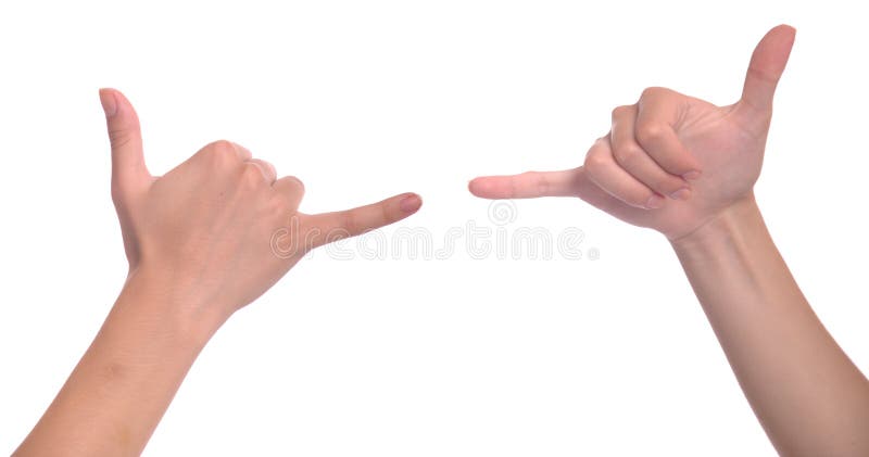 Hand gesture stock image. Image of closeup, language - 13182735