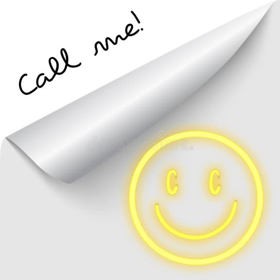 Call Me Note stock illustration. Illustration of help - 197478223