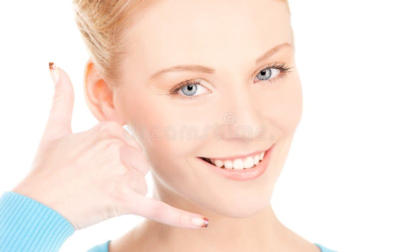 Call me stock image. Image of concept, fingers, cheerful - 40668437