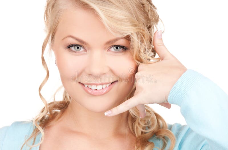 Call me stock image. Image of face, closeup, nice, expression - 41091681