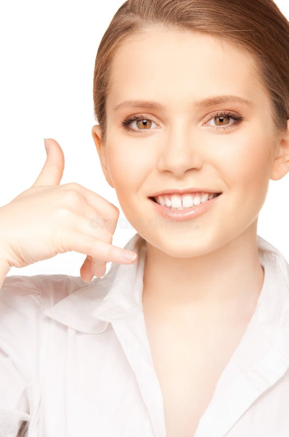 Call me stock photo. Image of face, communication, looking - 40707312