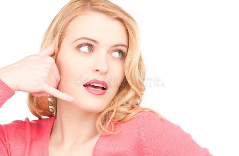 Call me stock photo. Image of hand, phone, businesswoman - 41010462