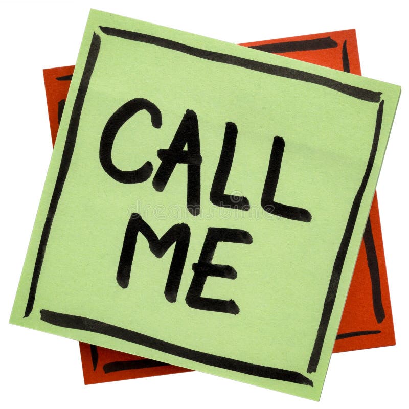 Call me reminder stock image. Image of call, board, yellow - 19782699