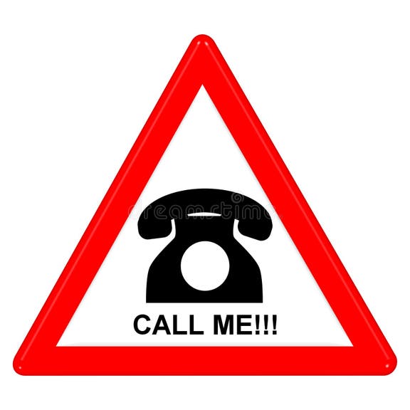 Call me sign stock illustration. Illustration of cable - 7582138