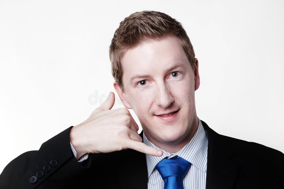 Call me sometime stock image. Image of communicate, businessman - 23277001