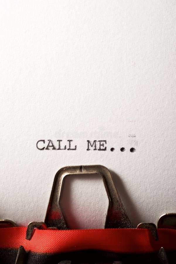 Call me text stock image. Image of advertisement, request - 182628009