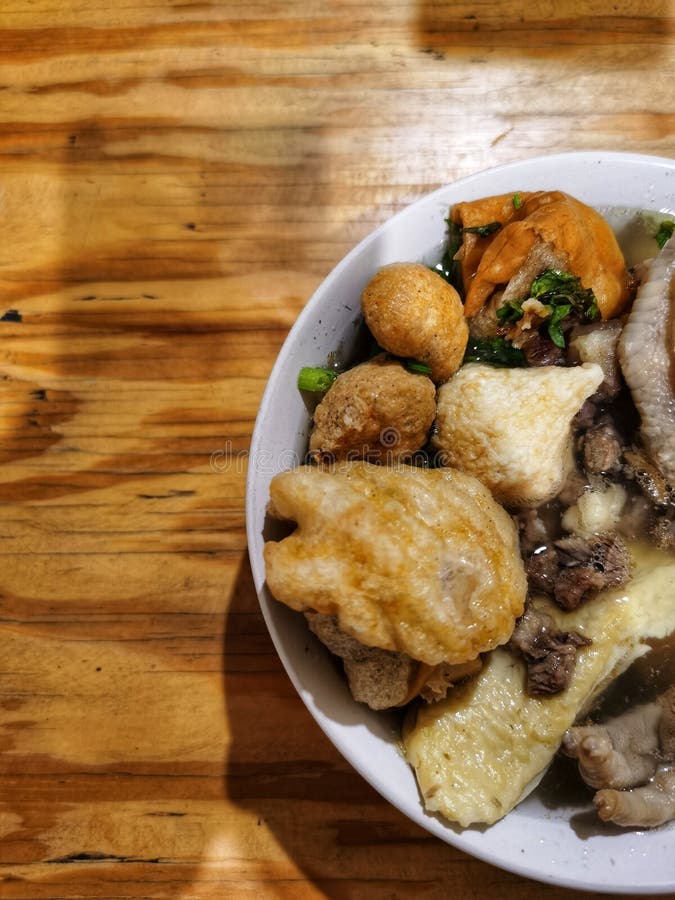 We Call this Meatballs Aci in East Java Indonesia Stock Image - Image ...