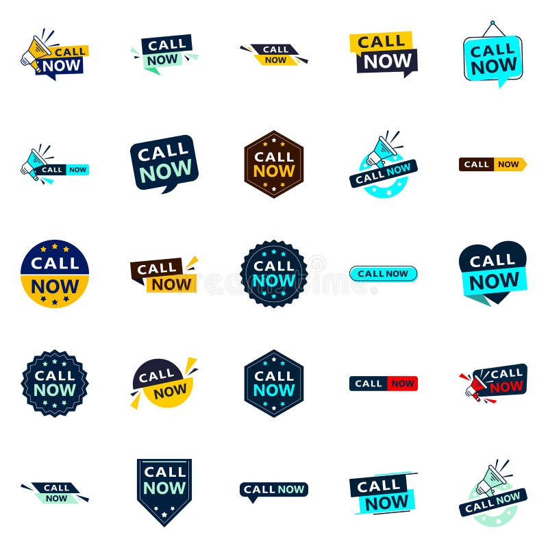 Call Now 25 Eye Catching Typographic Banners for Driving Phone Calls ...
