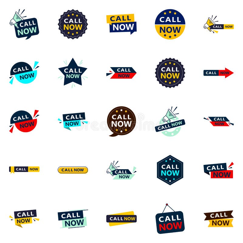 Call Now 25 Eye Catching Typographic Banners for Driving Phone Calls ...