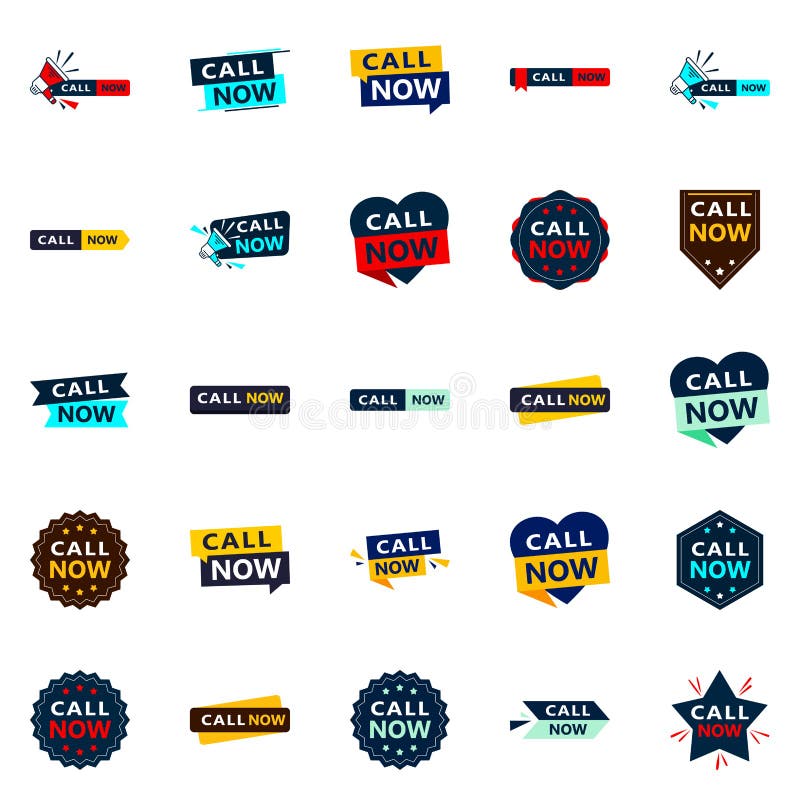 Call Now 25 Fresh Typographic Designs for an Updated Calling Campaign ...