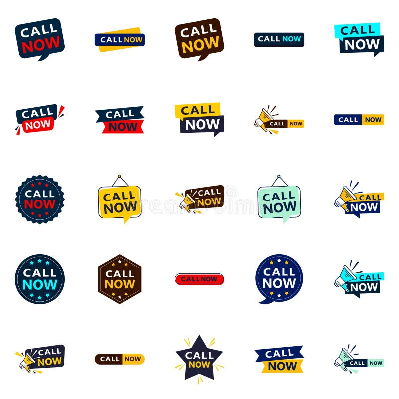 Call Now 25 Fresh Typographic Designs for an Updated Call To Action ...