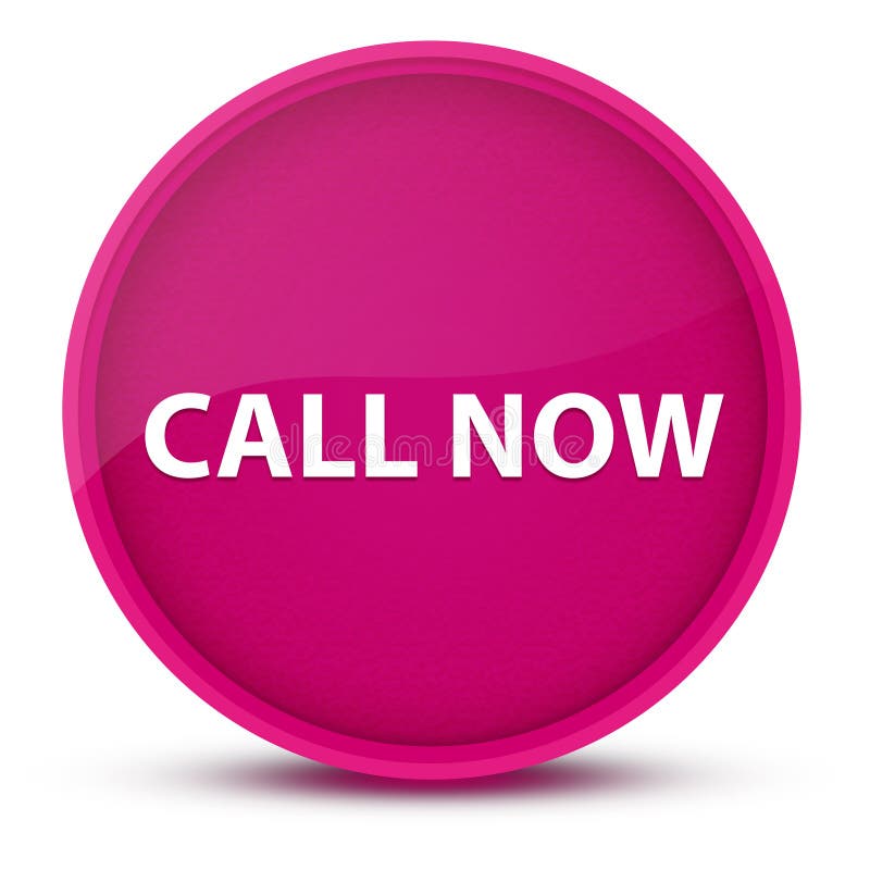 Call Now Luxurious Glossy Pink Round Button Abstract Stock Illustration ... Call Now Luxurious Glossy Pink Round Button Abstract Stock Illustration ...