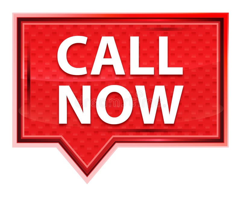 Call Now Misty Rose Pink Banner Button Stock Illustration ...