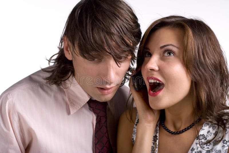 Call parents stock photo. Image of head, attractive, beautiful - 4508720