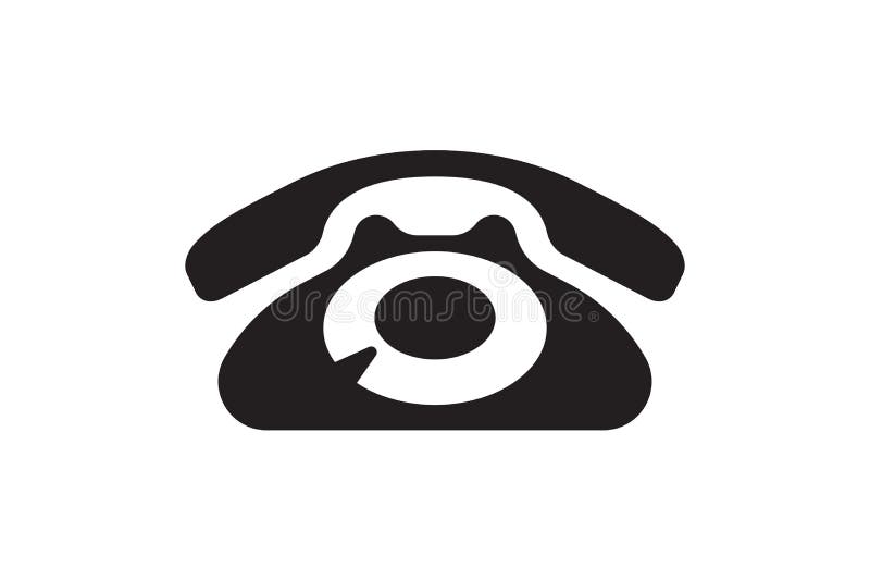 Call Phone Icon. Communication and Support Vector Symbol Stock Vector ...