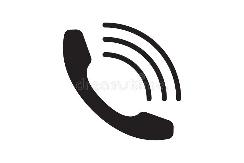 Call Phone Icon. Communication and Support Vector Symbol Stock Vector ...