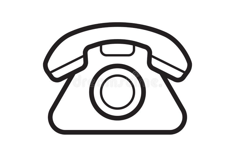 Call Phone Icon. Communication and Support Vector Symbol Stock Vector ...