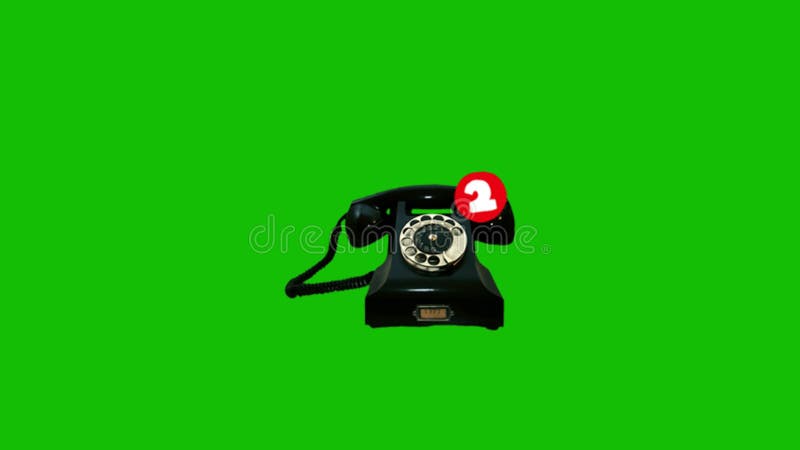 Call Phone Notification on Green Screen Stock Footage - Video of sound ...